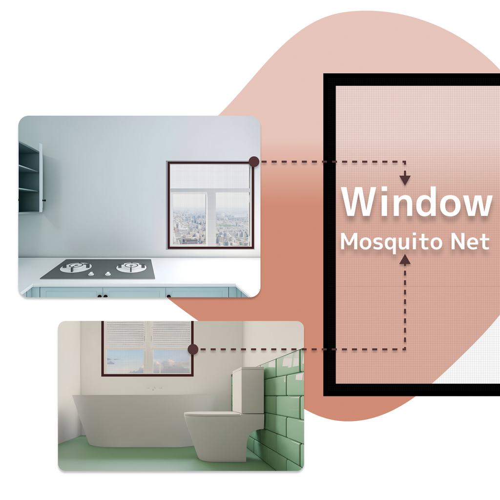 Polyester Window Mosquito Net Stitched and Pre-stitched with Brown ...