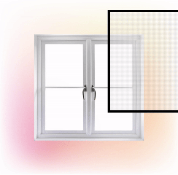 Polyester Window Mosquito Net Stitched and Pre-stitched with BLACK ...