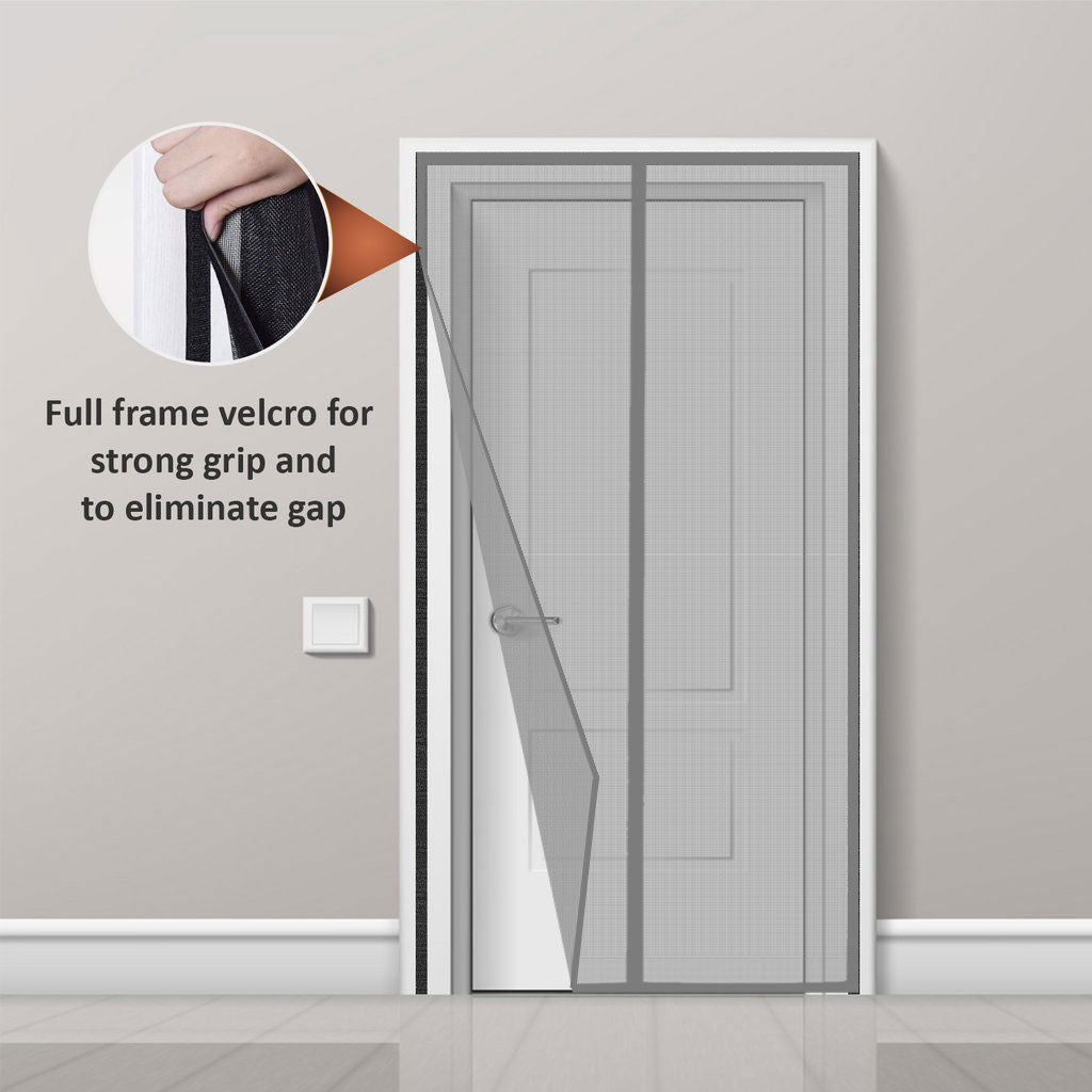 Magnetic Door Mosquito Net Grey Color – TurtleGrip